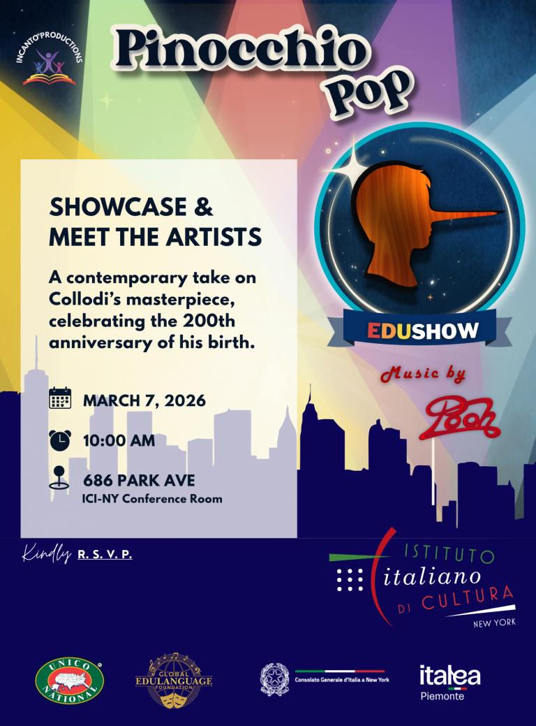 PINOCCHIO POP: showcase & meet the artists – Istituto Italiano di ...